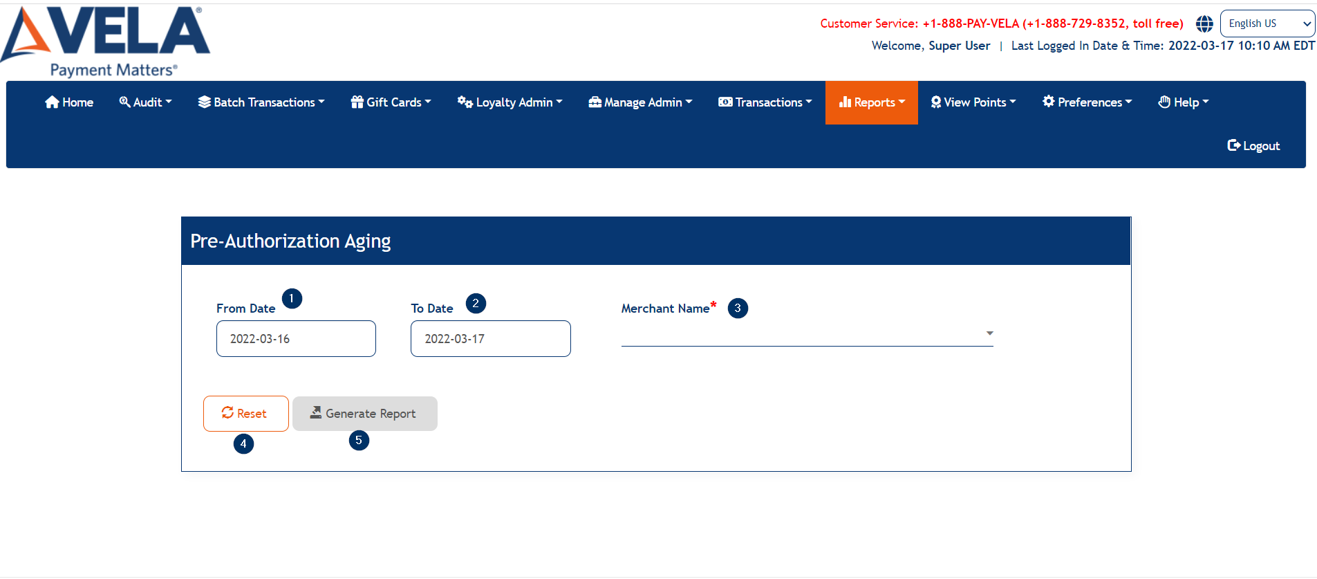Pre-Authorization Aging - VELA Admin Guide